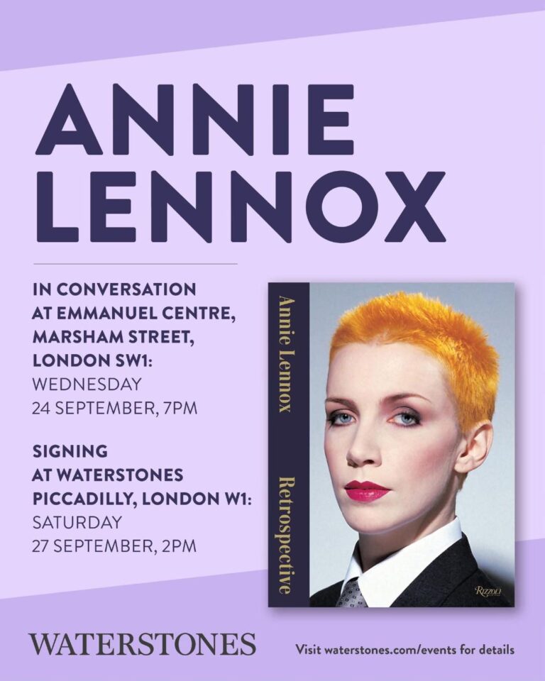 Annie Lennox In Conversation & Book Signing in London
